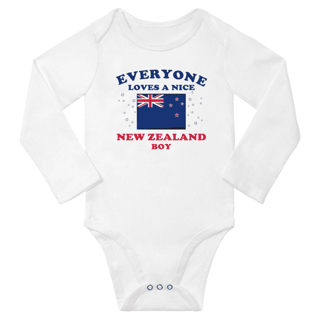 Everyone Loves a Nice New Zealand Boy Baby Long Slevve Bodysuit Outfits ...