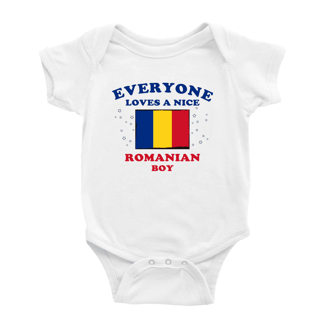 Everyone Loves a Nice Romanian Boy Baby Bodysuits Newborn Clothes ...