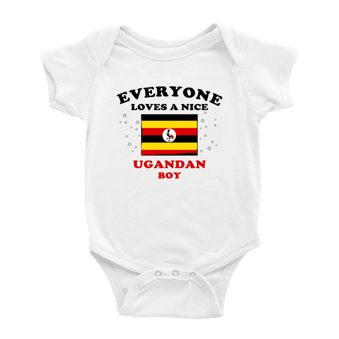 Everyone Loves a Nice Ugandan Boy Baby Bodysuit Newborn Clothes Outfits ...