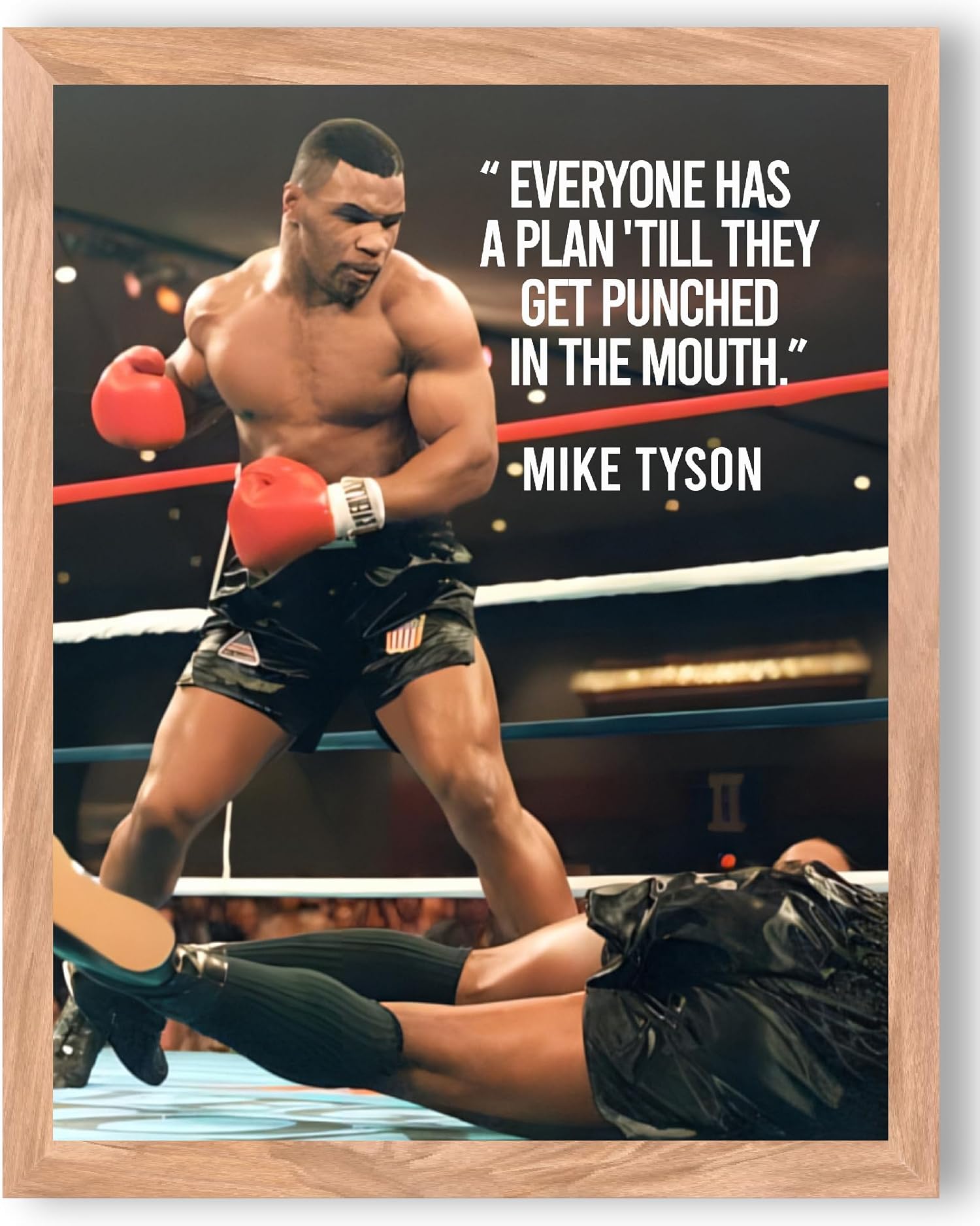 Everyone Has a Plan - Inspirational Wall Art Print, Motivational Mike ...