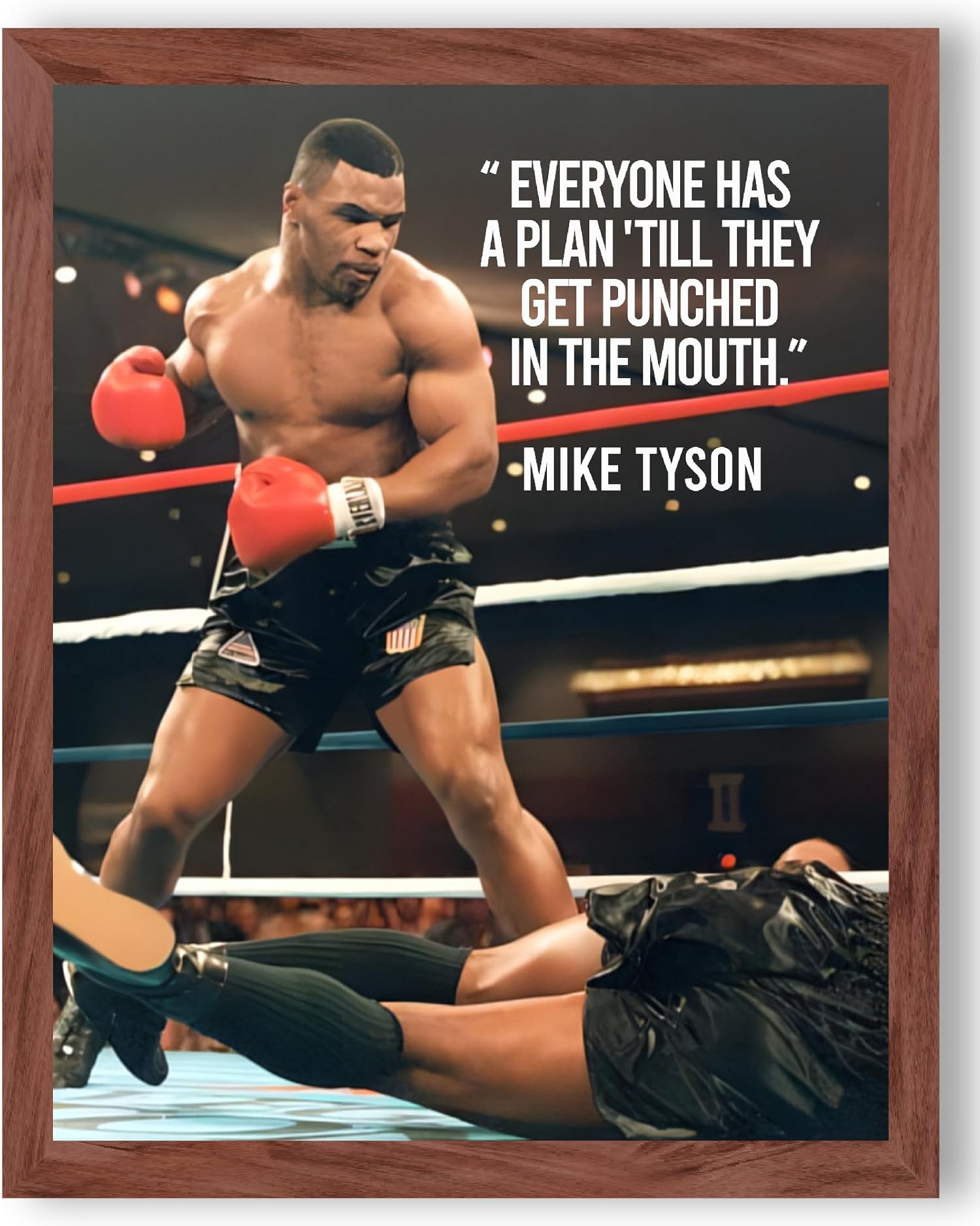 Everyone Has a Plan - Inspirational Wall Art Print, Motivational Mike ...