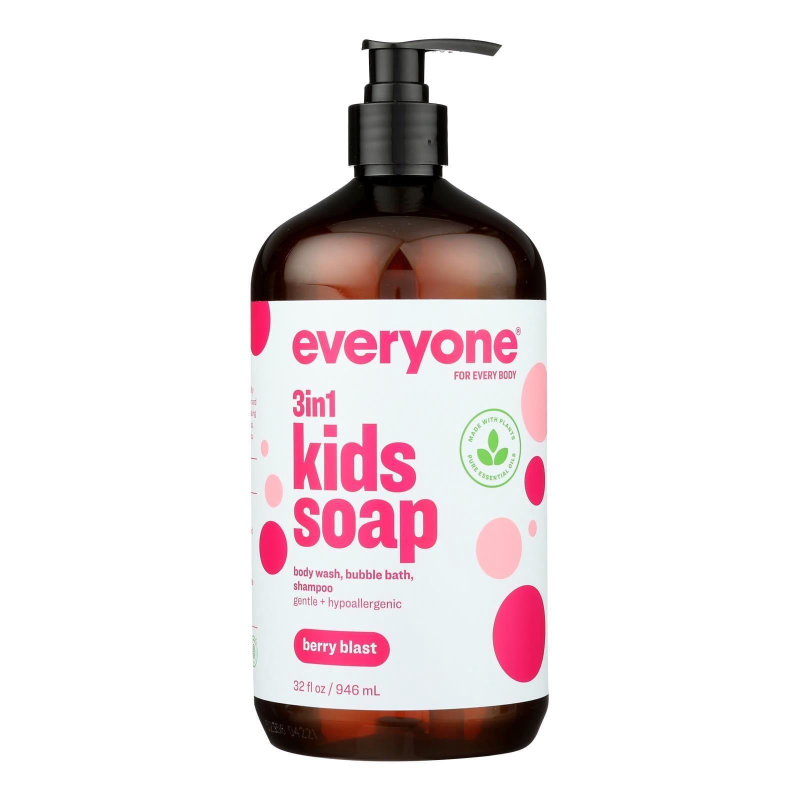 Everyone - Soap 3 In 1 Kds Berry Blast - 32 FZ - Walmart.com