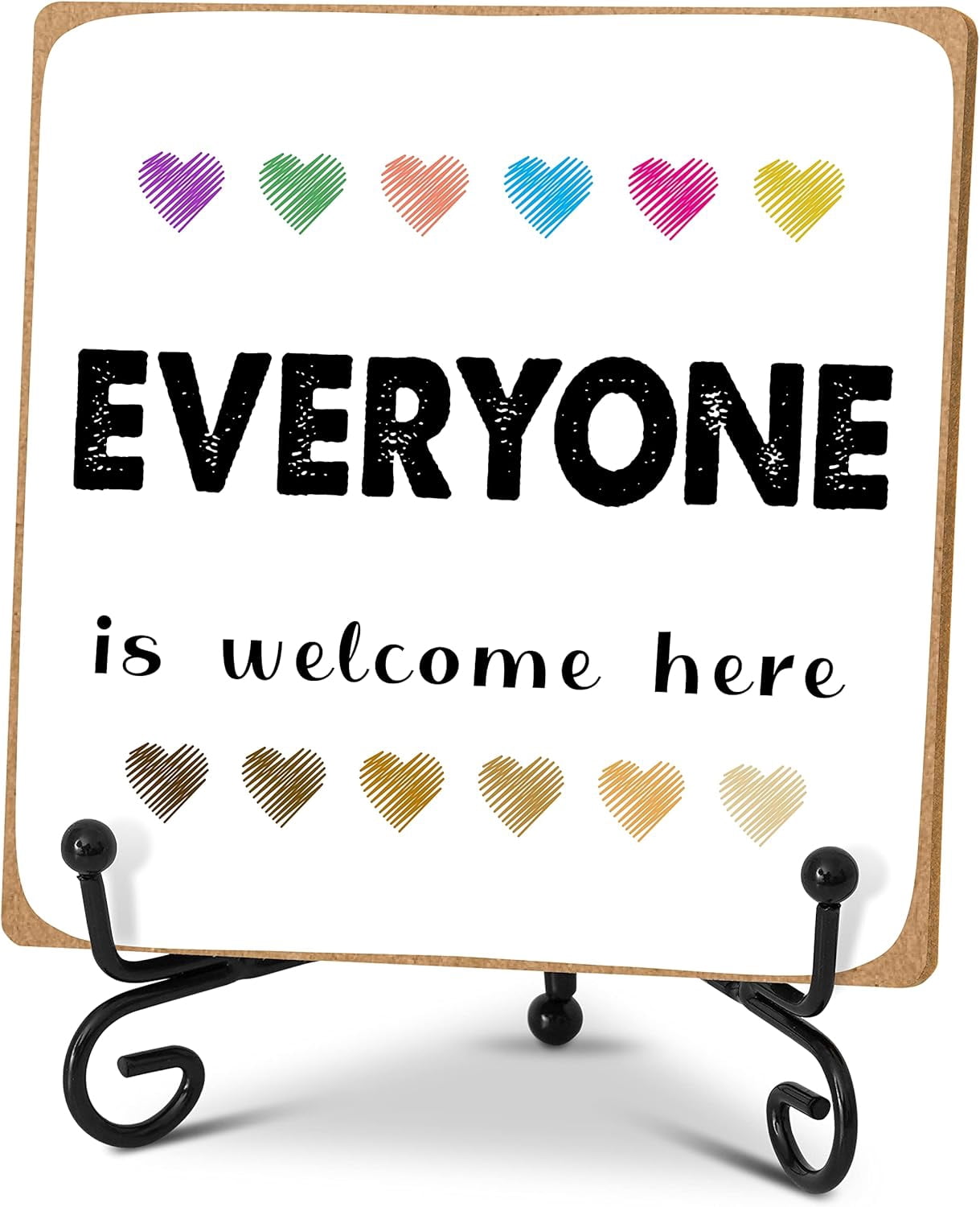 Everyone is Welcome Classroom Decor, Inspirational Quotes Desk Decor ...