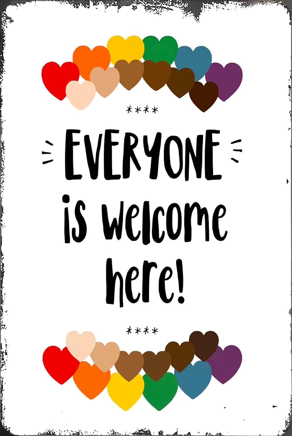Everyone is Welcome Here Diversity Posters Kindness Posters For ...