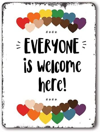 Everyone is Welcome Here Poster Classroom Poster, Classroom Decor ...