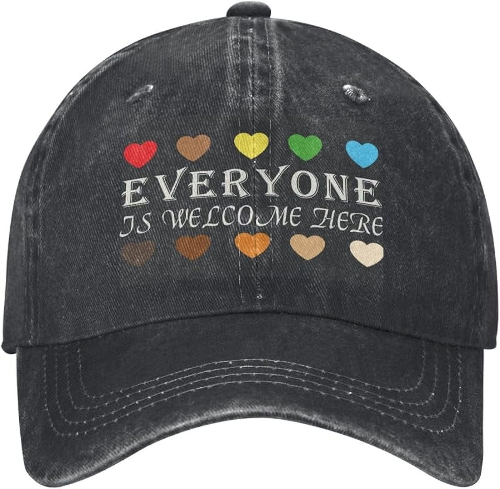 Everyone is Welcome Here Caps for Mens Idaho Teacher Hats for Men ...