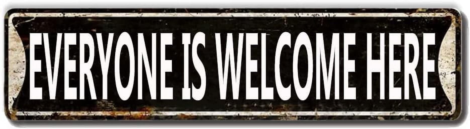 Everyone is Welcome Here Sign Diversity Classroom Wall Decor for Home ...