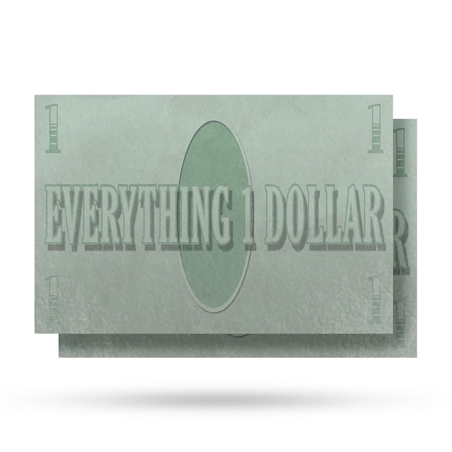Everything 1 Dollar Vinyl Decal 2 Pack of 18 Inch x 24 Inch ...