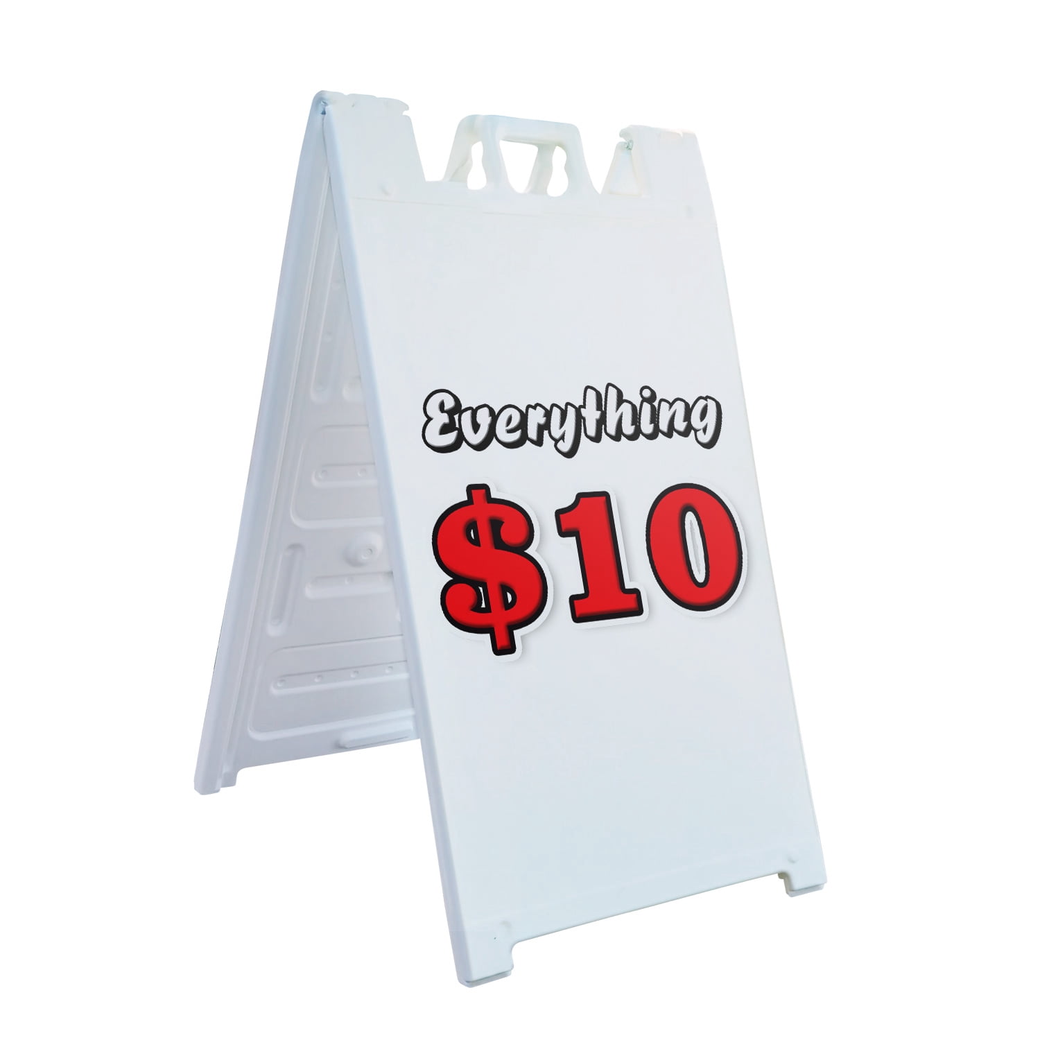 Everything 10 Dollars 24" x 36" Double Sided A-Frame Sidewalk Sign ...