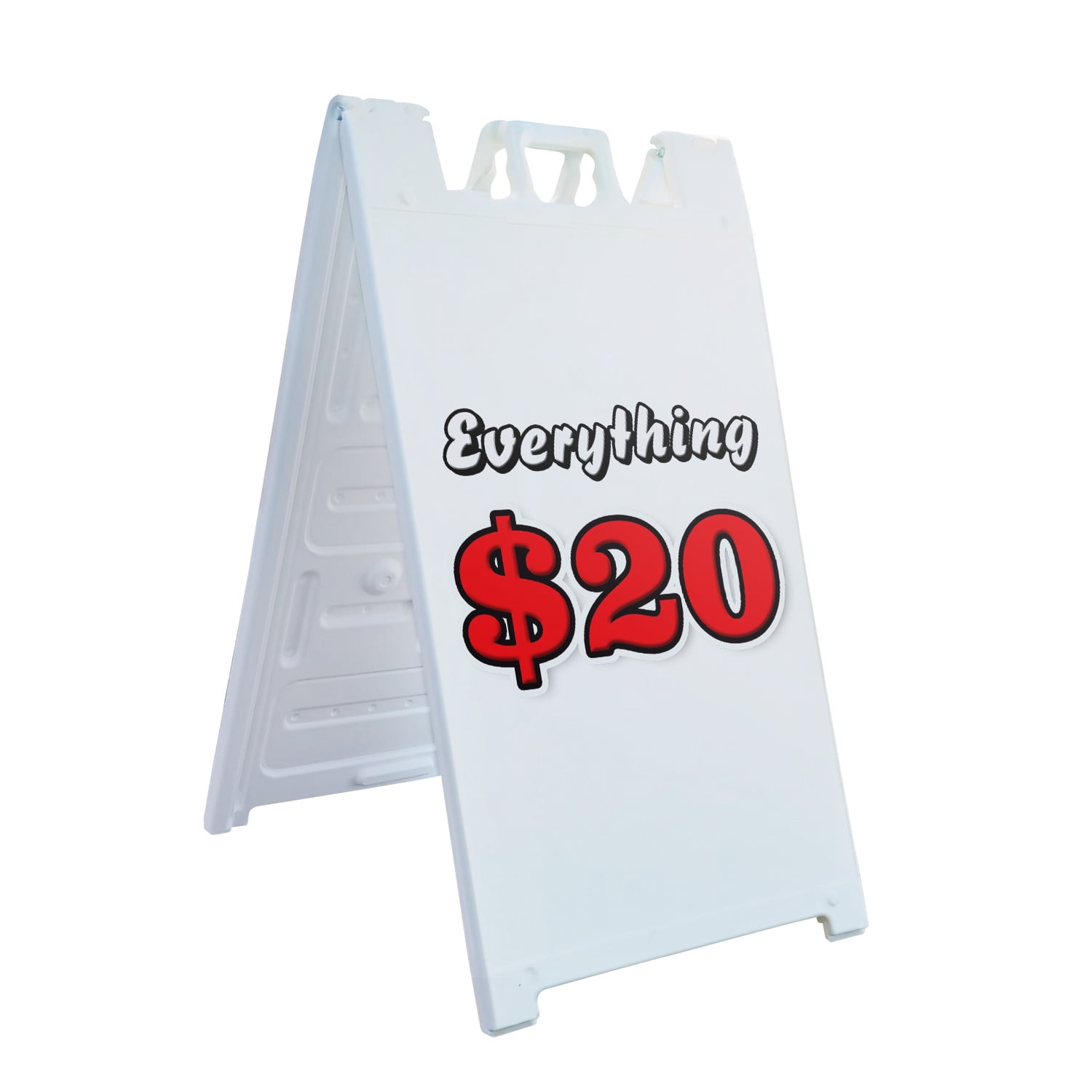 Everything 20 Dollars 24" x 36" Double Sided A-Frame Sidewalk Sign ...