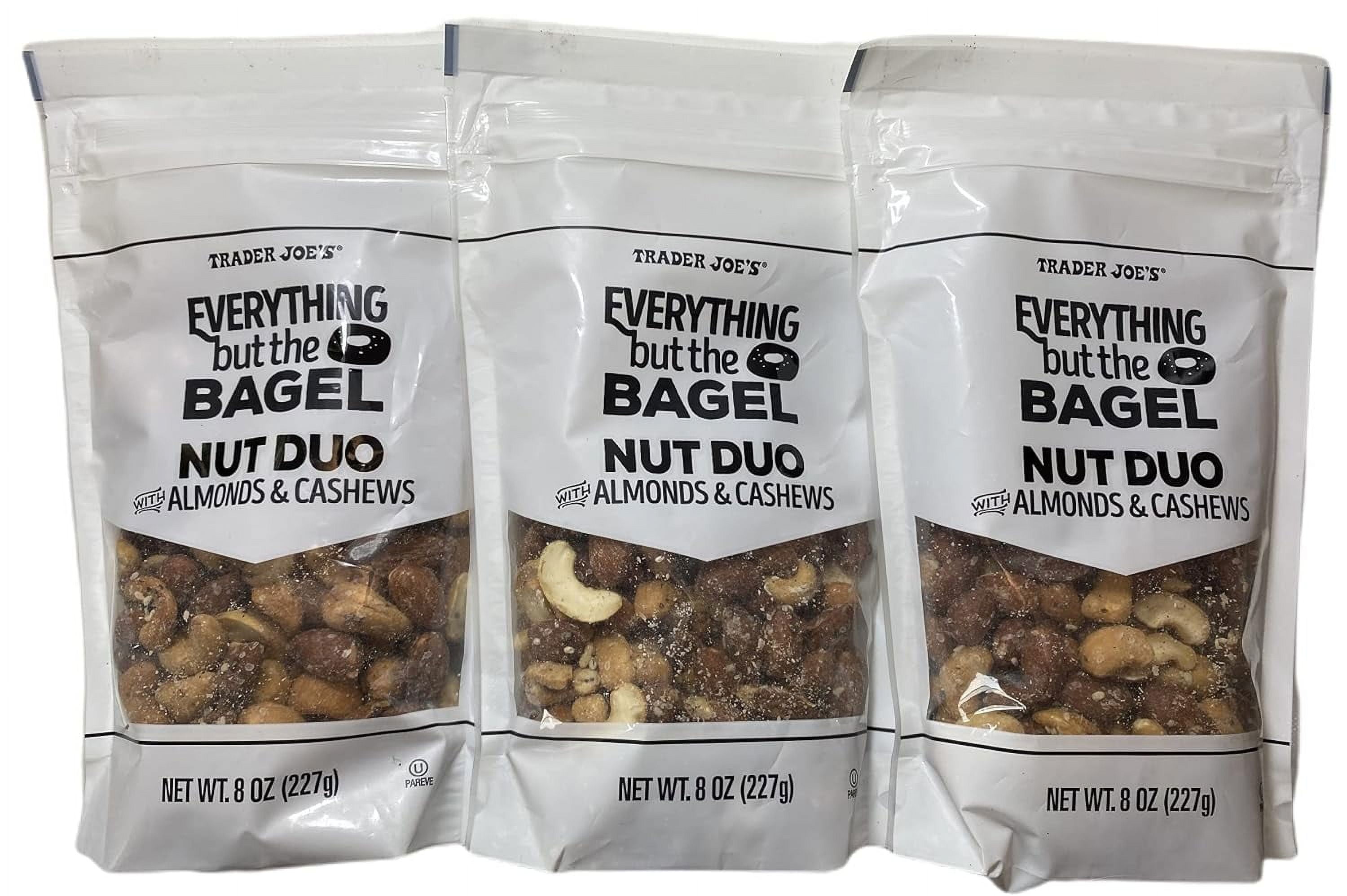Everything But The Bagel Nut Duo with Almonds and Cashews (Pack of 3 ...