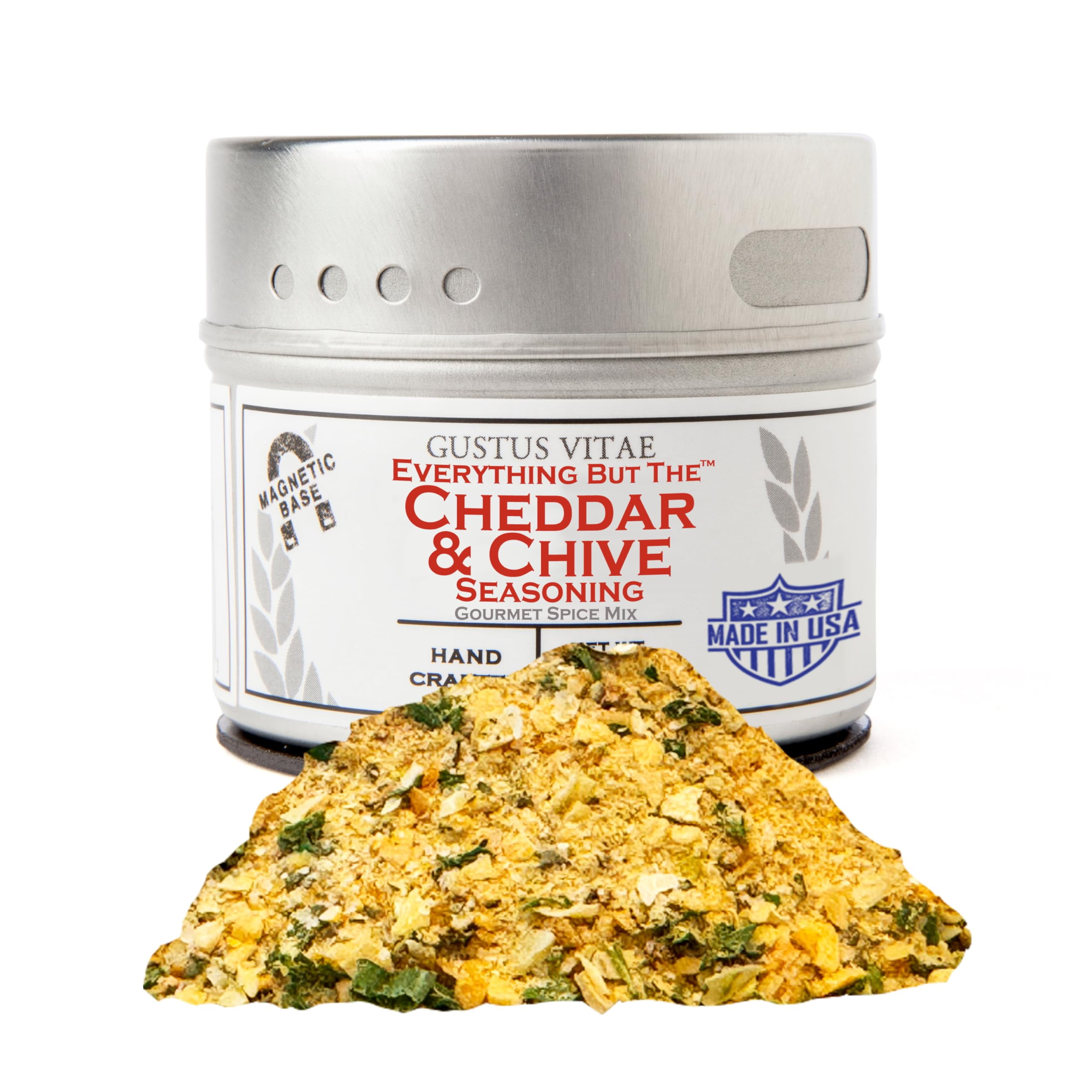 Everything But The Cheddar & HYZ01 Chive Seasoning | All GMO | Hand Crafted | 2.2 oz (62 g ...