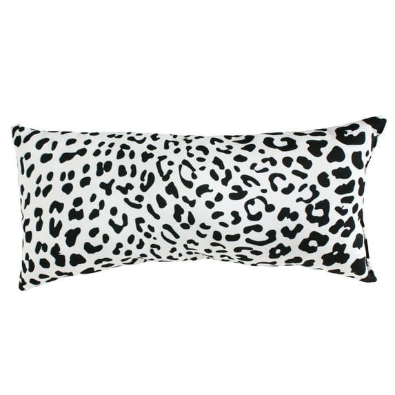 Everything Comfy Leopard Print Decorative Pillow, 16x6 Inch, Snow ...