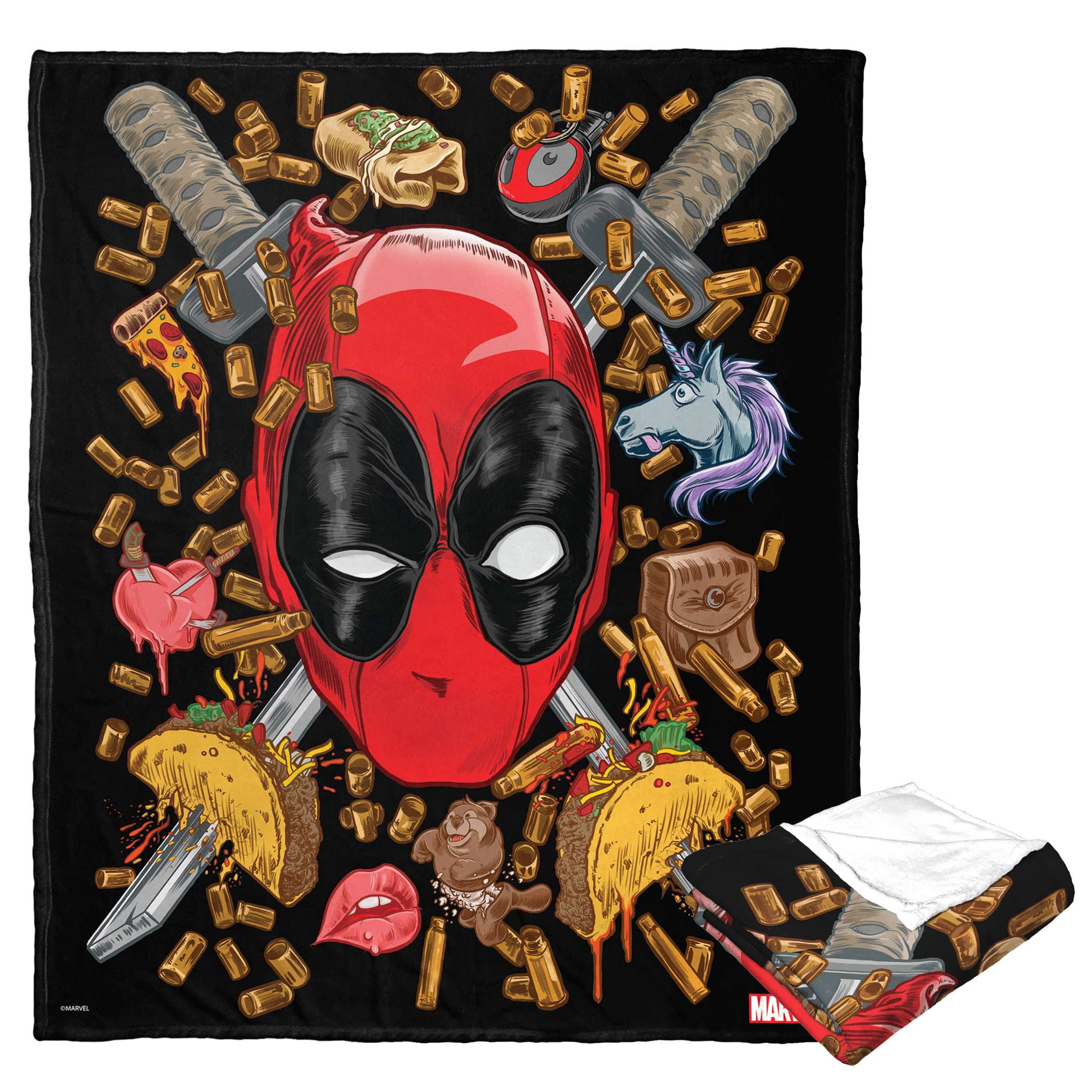 Everything Deadpool Kids Silk Touch Throw Blanket - Walmart.com