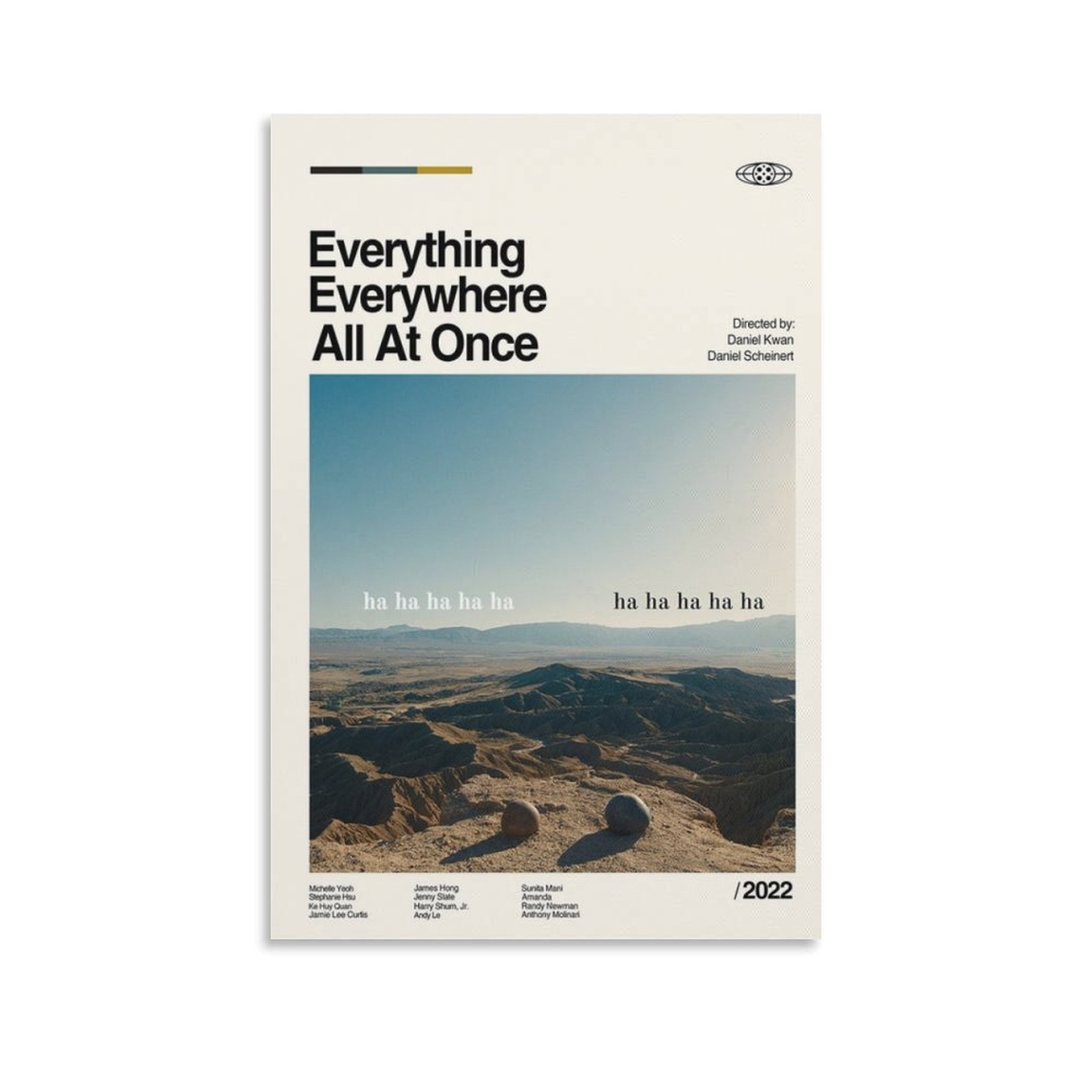 Everything Everywhere All At Once Poster, Dan Kwan Poster, Movie Poster ...