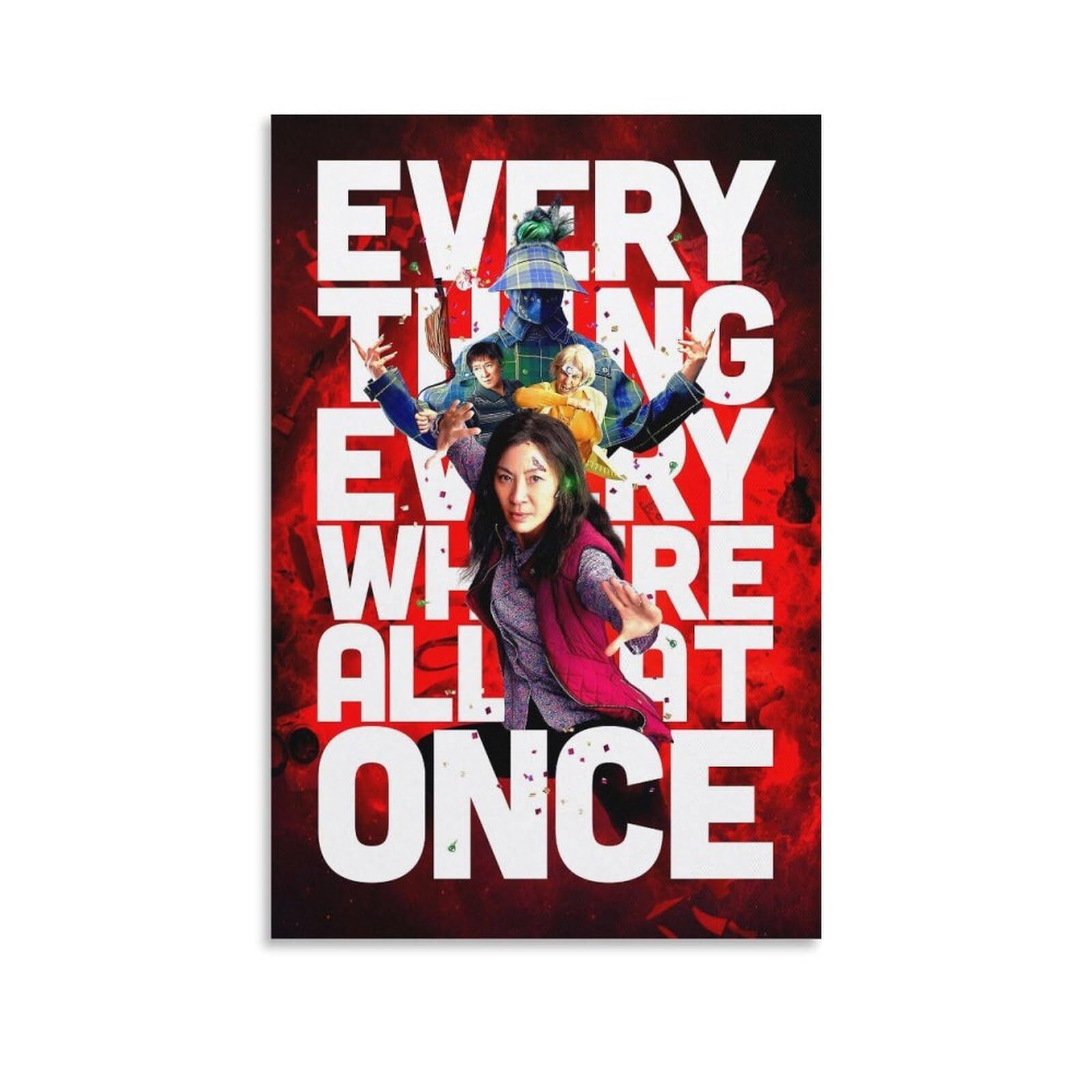 Everything Everywhere All at Once Movie Poster Paintings for Wall Decor ...
