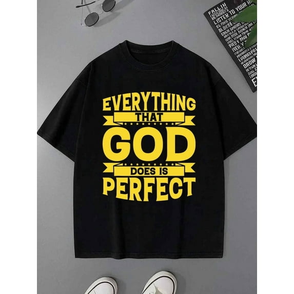 Everything God men's lovers 180G 100% Cotton black heart y2k Fashion ...