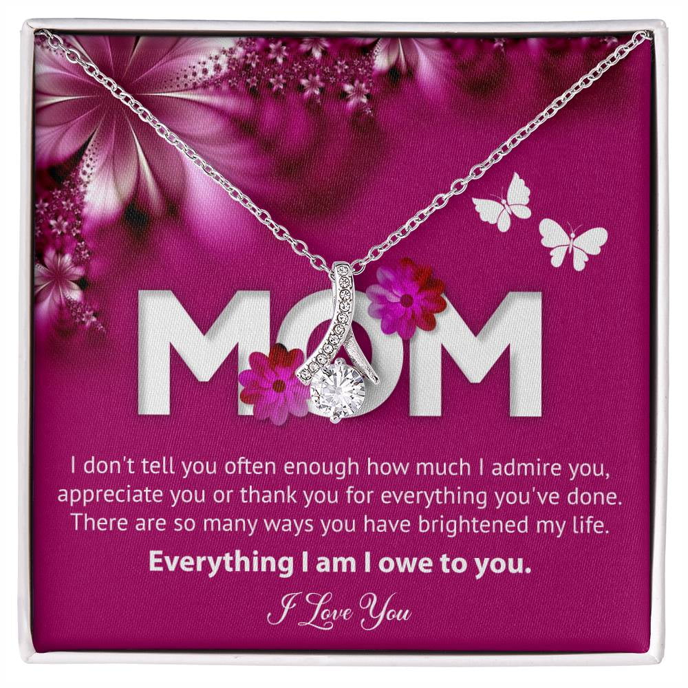 Everything I am, Alluring Beauty Necklace, 14k White Gold/ 18k Yellow ...