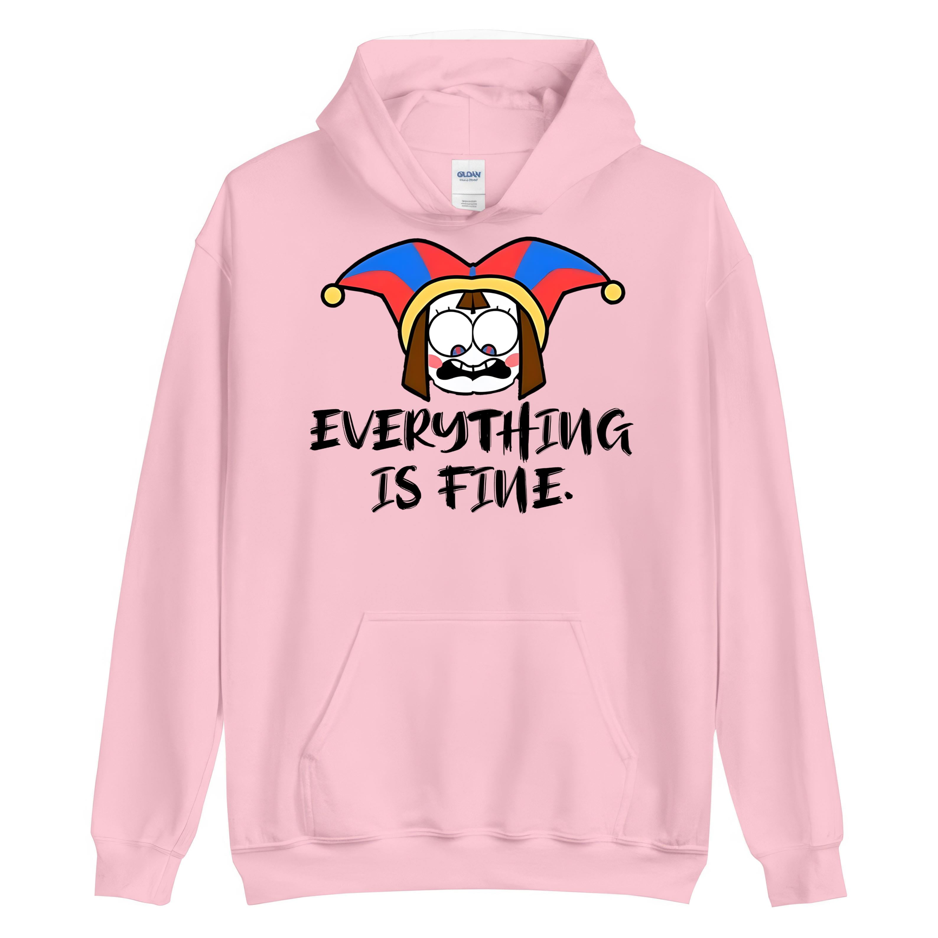 Everything Is Fine Funny Digital Meme T-shirt, surreal circus fan shirt ...