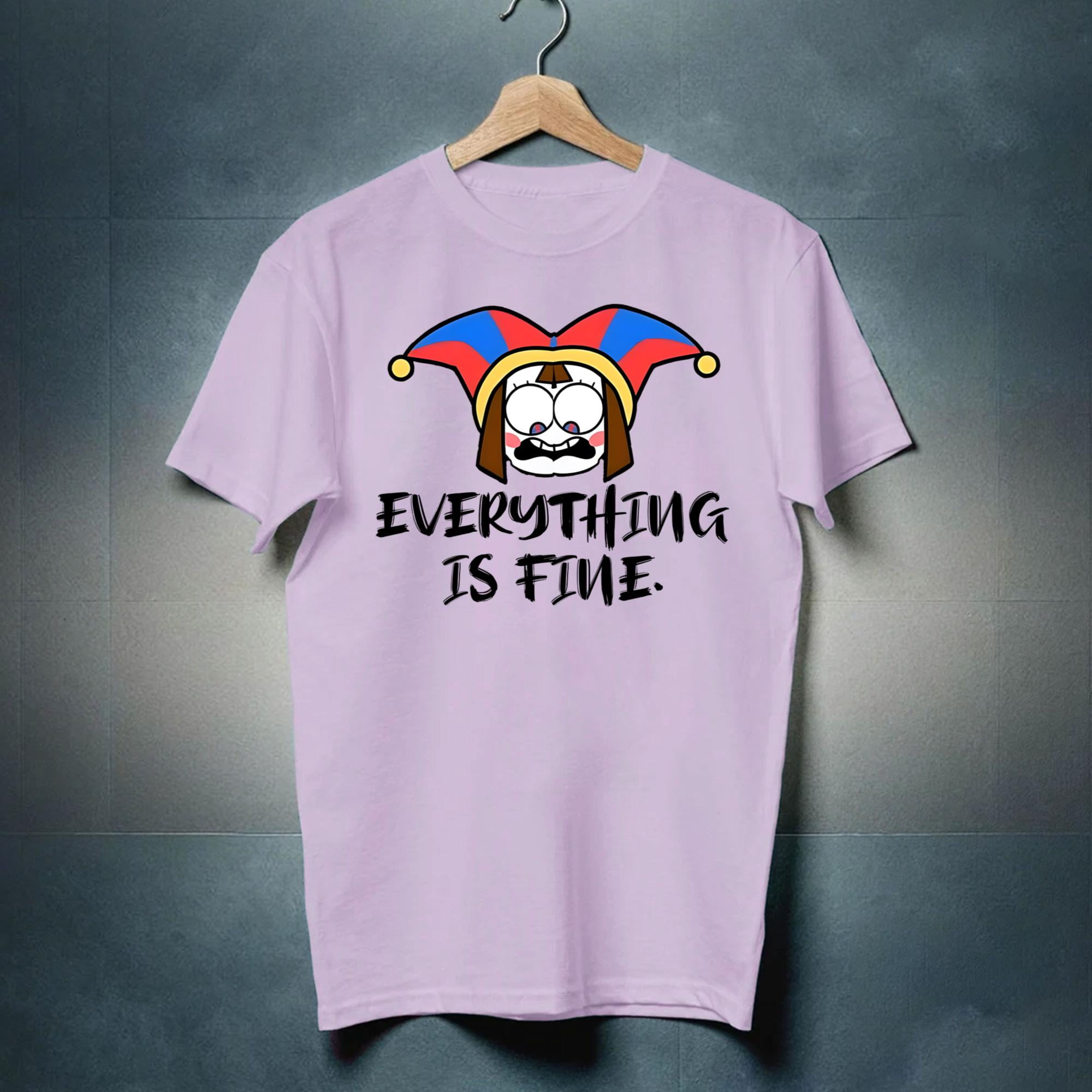 Everything Is Fine Funny Digital Meme T-shirt, surreal circus fan shirt ...