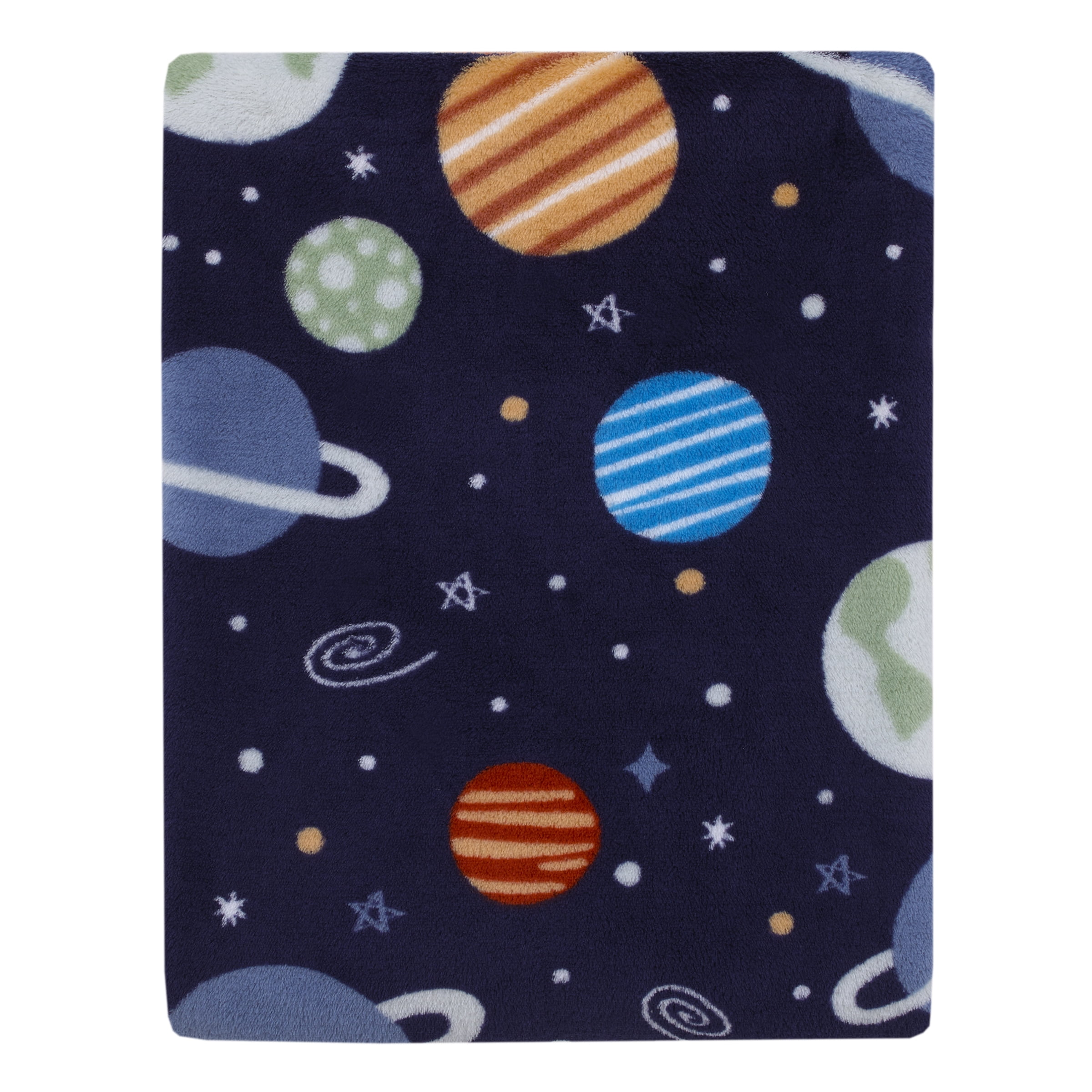 Everything Kids Solar System Blast Off Plush Toddler Blanket - Walmart.com