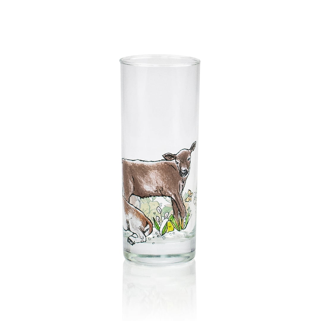 Everything Kitchens 8 oz Drinking Glass | Have a Cow Jersey Calf ...