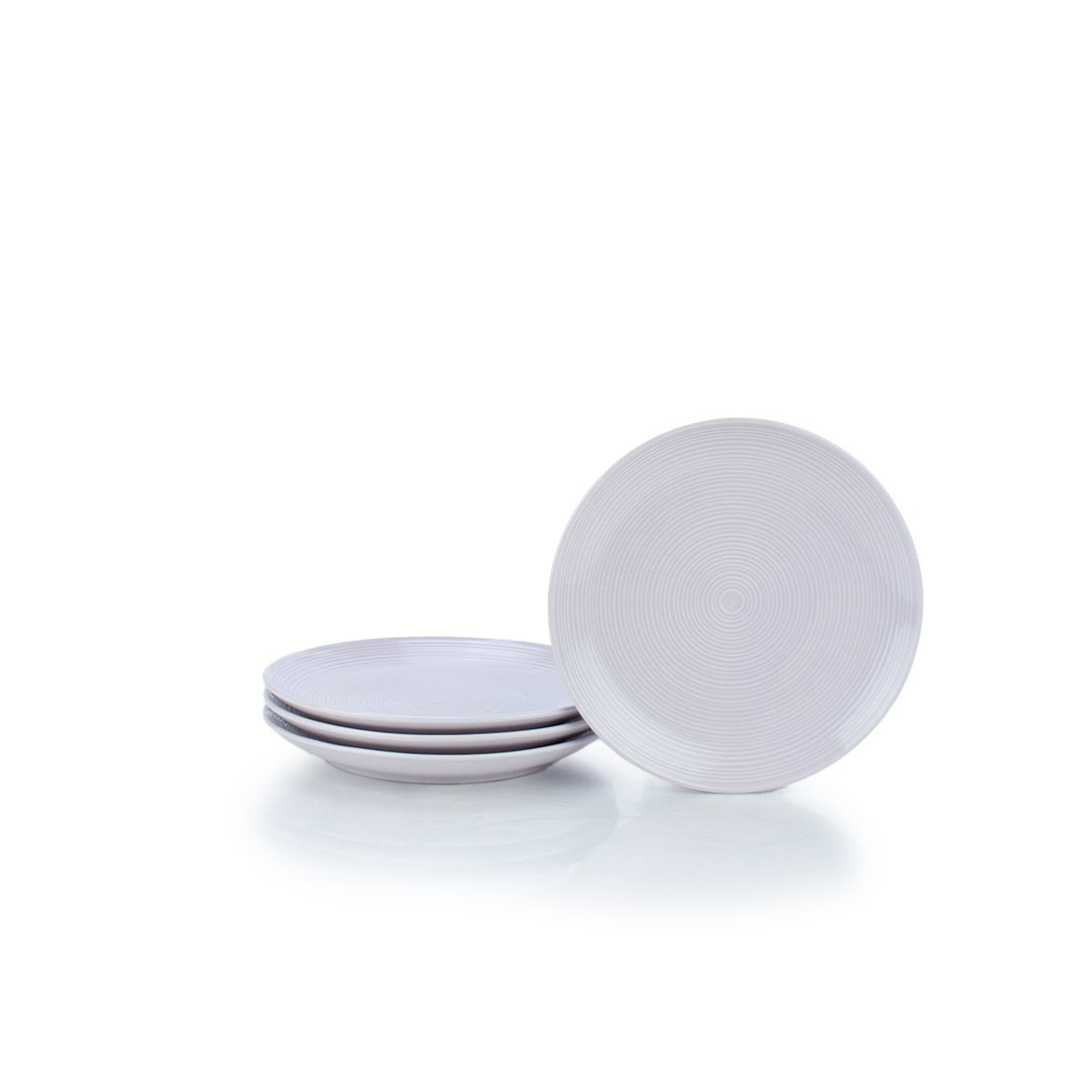 Everything Kitchens Modern Colorful Neutrals - Rippled 8" Side Plates ...