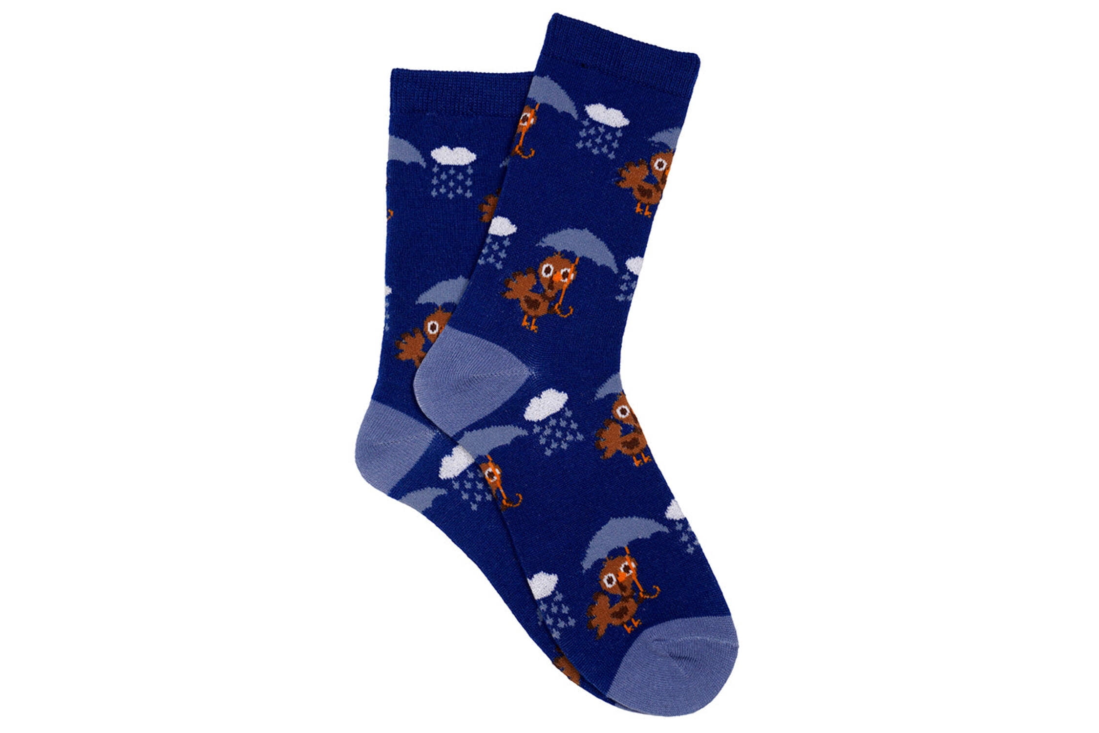 Everything Legwear Turkey in the Rain Thanksgiving Crew Sock - Walmart.com