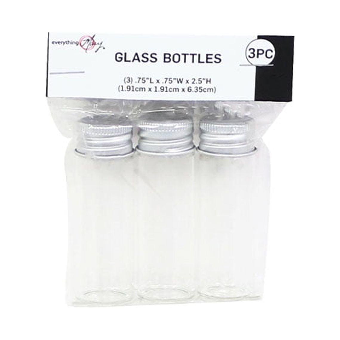 Everything Mary 3 Piece Glass Containers for Craft and Hobby Storage ...