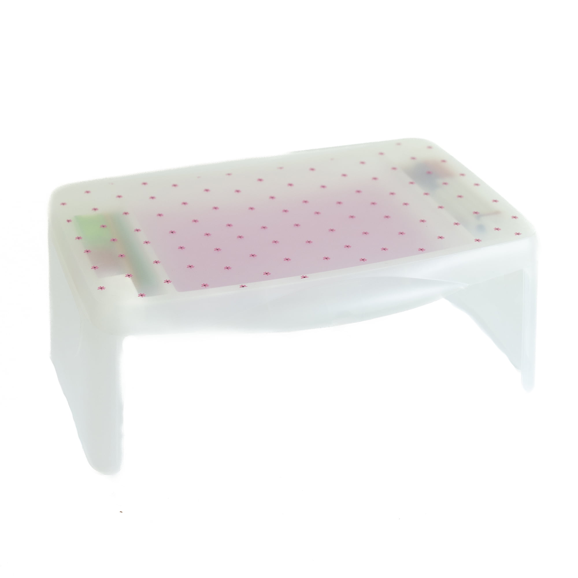 Everything Mary Foldable Lap Desk, w/ Pink Flowers - Storage Lap Desk ...