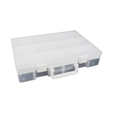 Everything Mary Plastic Compartmental Craft and Hobby Storage Box: Gray ...