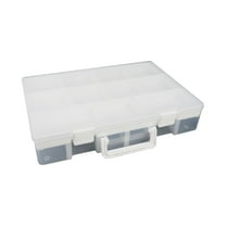 Everything Mary 7-Piece Clear Plastic Craft and Hobby Storage Container ...