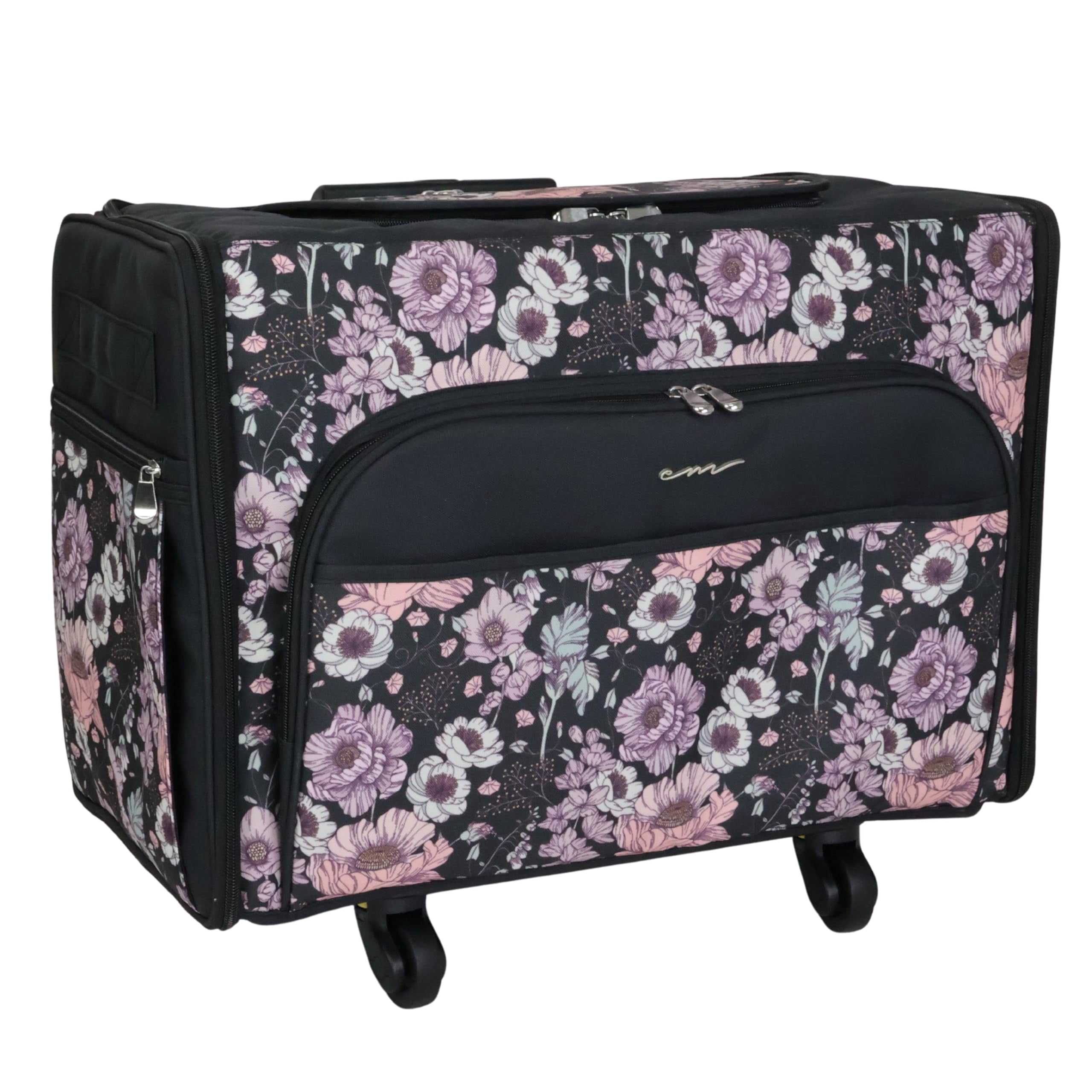 Everything Mary XL Rolling Flat Top Craft Tote Sewing Machine Case ...