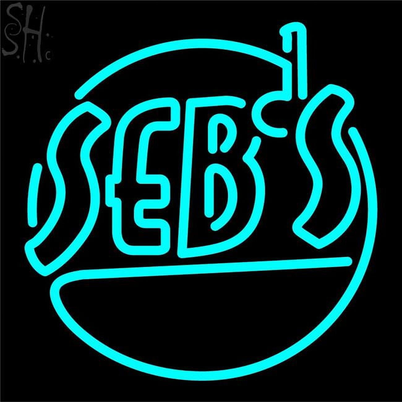 Everything Neon Custom Sebs Logo LED Neon Sign 18'' Tall x 18'' Wide ...