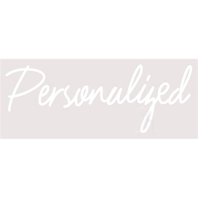 Everything Neon ENQ-60613 Personalized Clear Backing LED Neon Sign 10 x ...