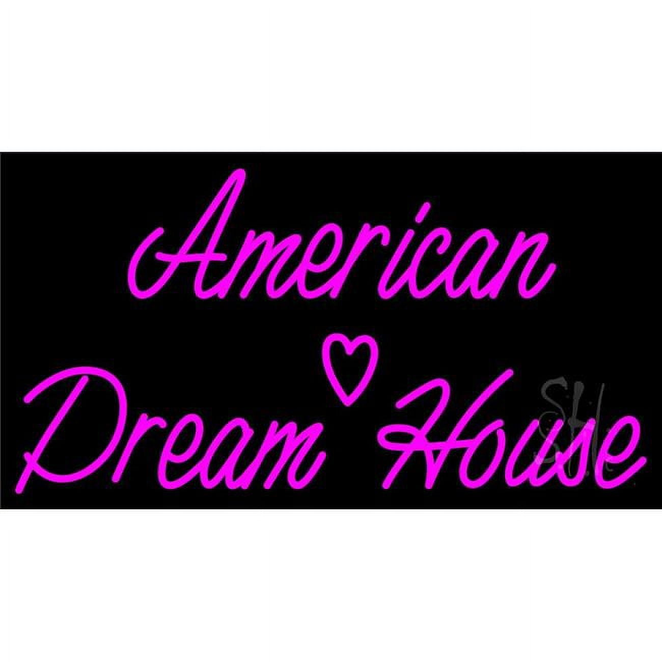 Everything Neon ENQ-61137 American Dream House LED Neon Sign 13 x 24 ...
