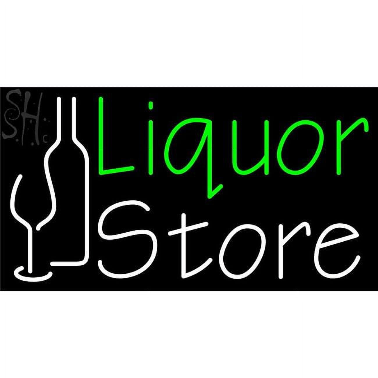 Everything Neon ENRAJ-11122049 Custom Green Liquor Store LED Neon Sign ...