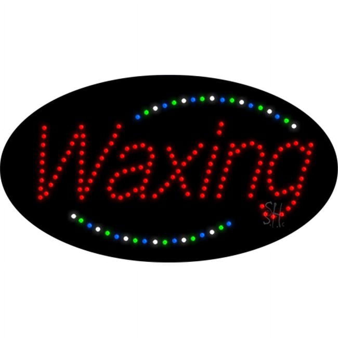 Everything Neon L-HSW0196 Waxing Animated Led Sign 15'' x 27 ...