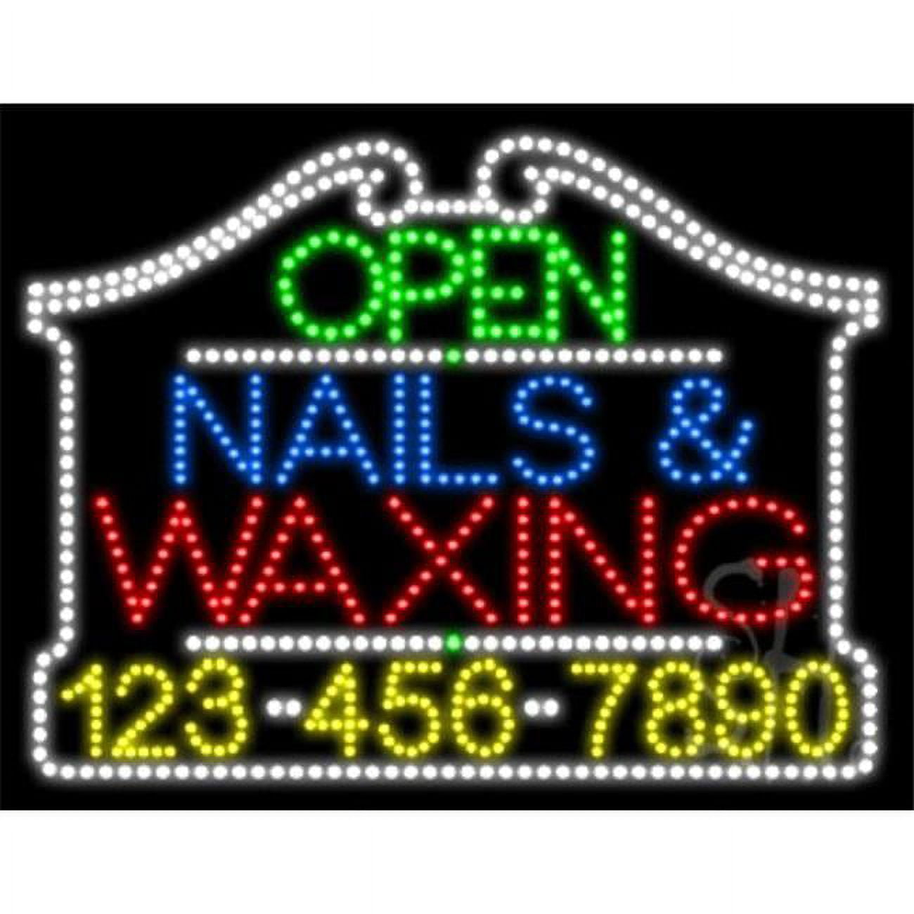 Everything Neon L100-6059 Nails and Waxing Open with Phone Number ...
