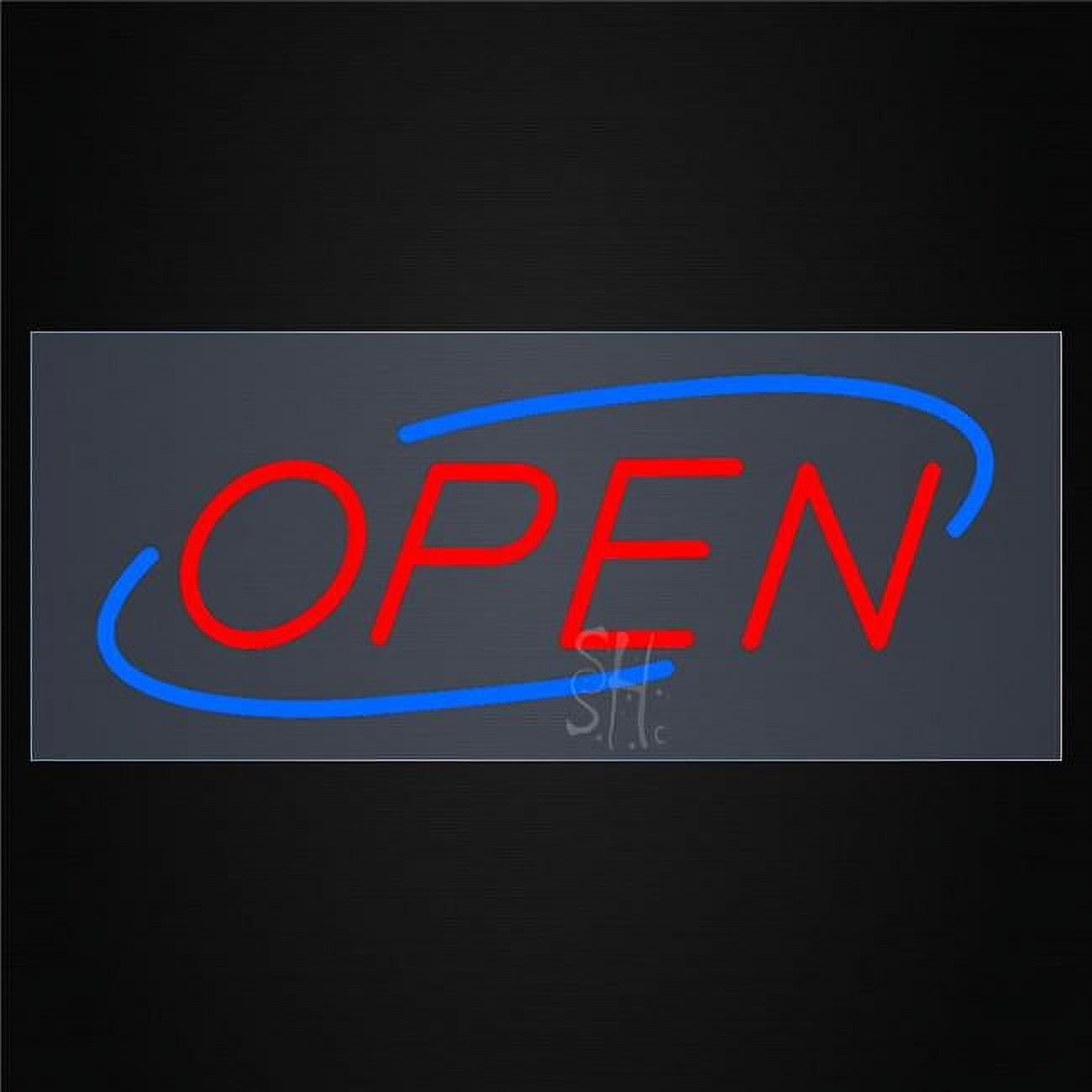 Everything Neon N100-0114C Open Clear Backing LED Neon Sign 6 x 15 ...