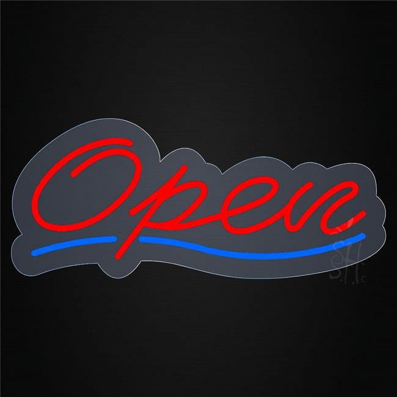 Everything Neon N100-0115CC Open Contoured Clear Backing LED Neon Sign ...