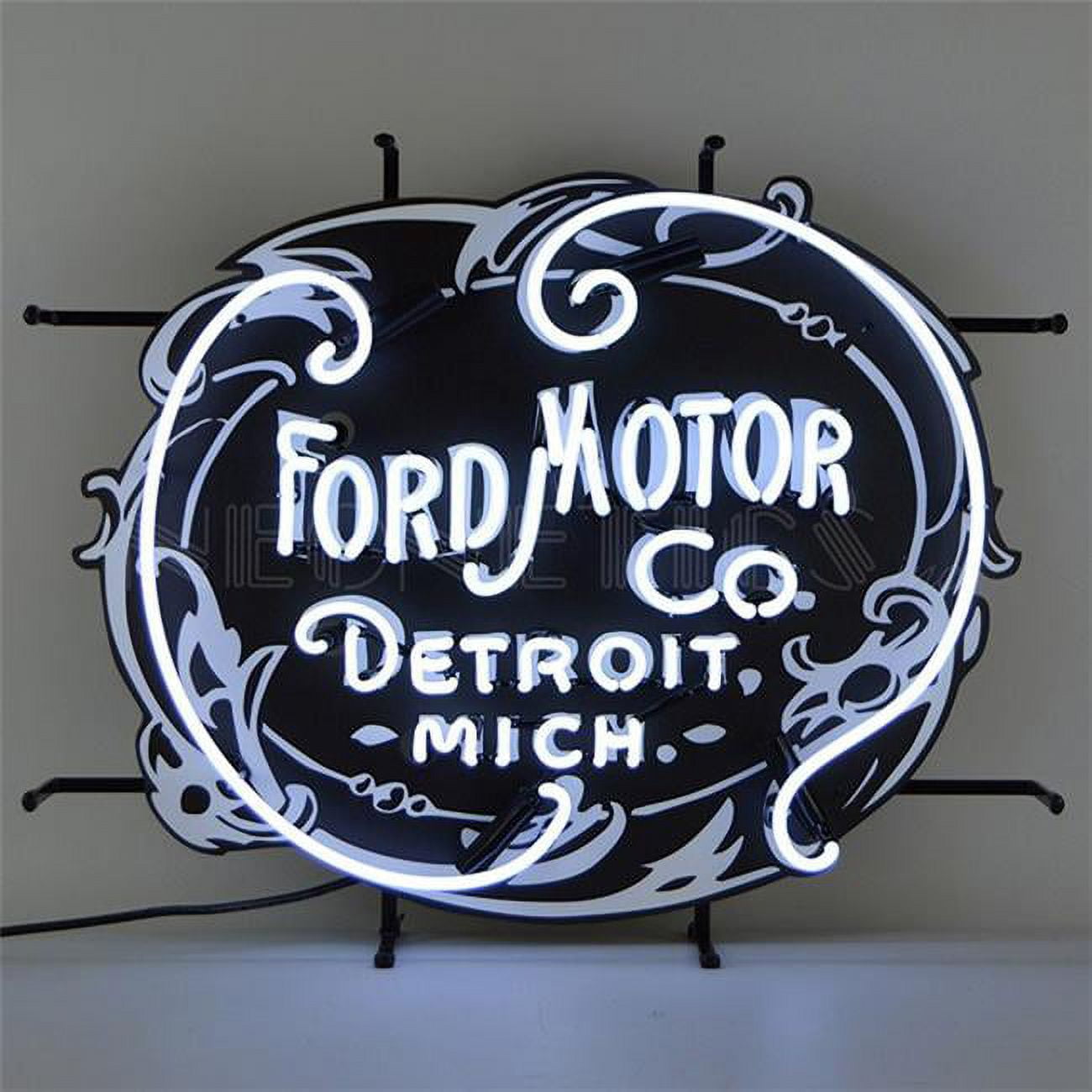 Everything Neon NV-102-1220 Ford Motor Company 1903 Heritage Emblem Neon Sign 21'' x 26'' x 4 ...