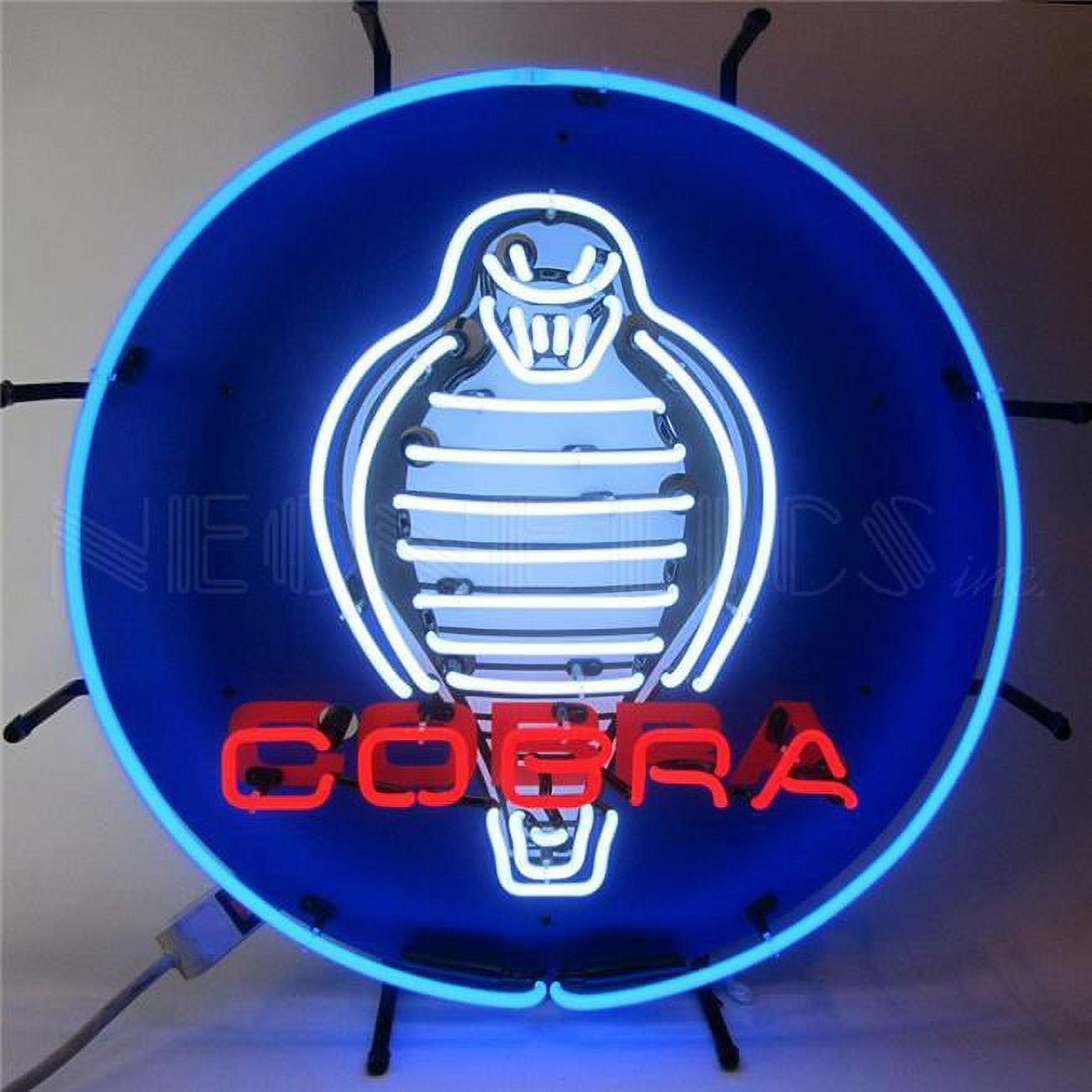 Everything Neon NV-700-0224 Ford Cobra Neon Sign With Backing 24'' Tall ...