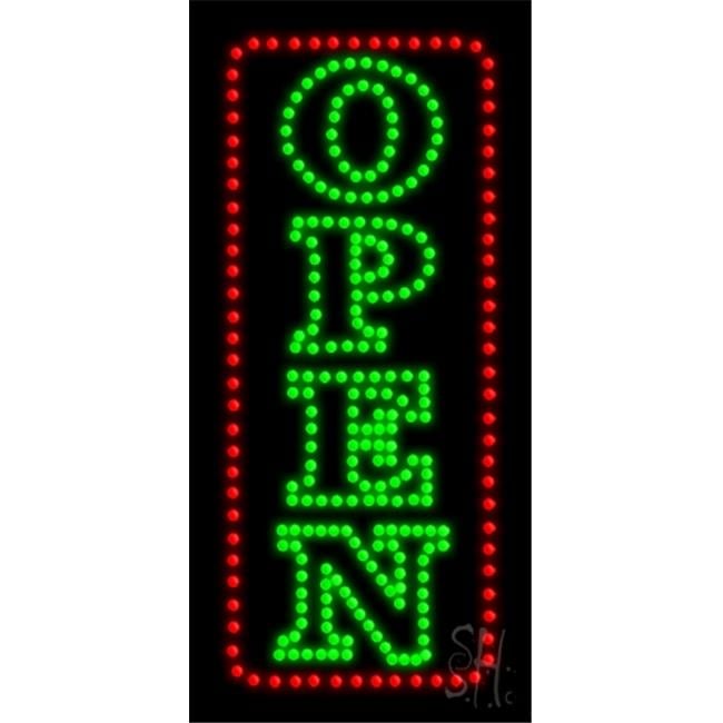Everything Neon Open Animated LED Sign 19'' x 9'' - Walmart.com