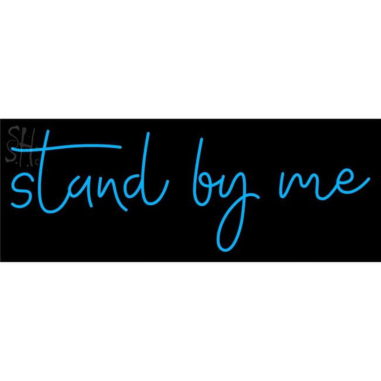 Everything Neon Stand By Me LED Neon Sign 14'' Tall x 37'' Wide ...
