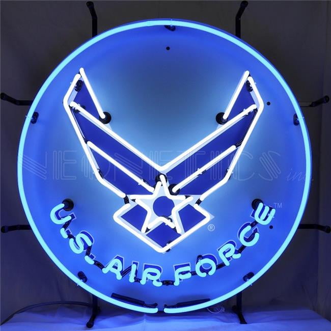 Everything Neon United States Air Force Usaf Neon Sign 24'' x 24'' x 4 ...