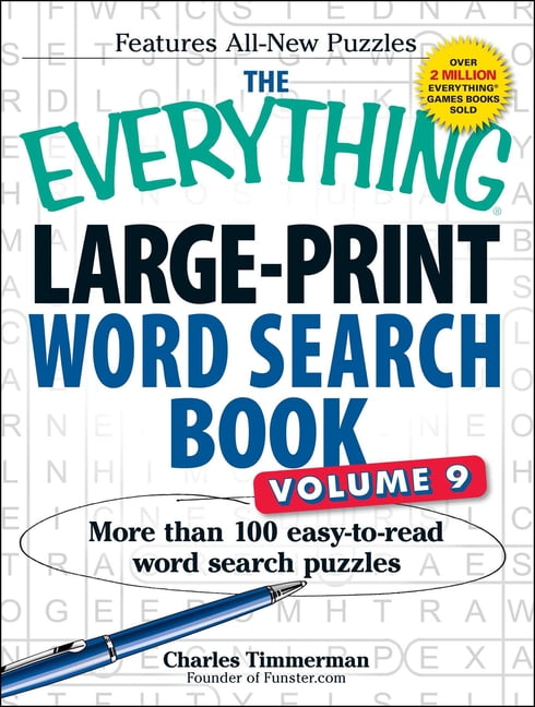 Everything® Series: The Everything Large-Print Word Search Book, Volume ...