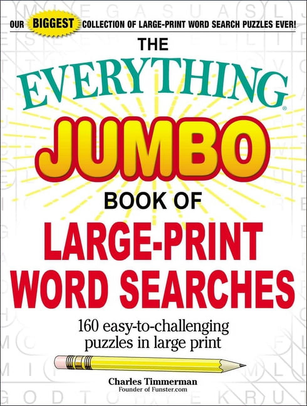 Everything(r) The Everything Jumbo Book of Large-Print Word Searches ...