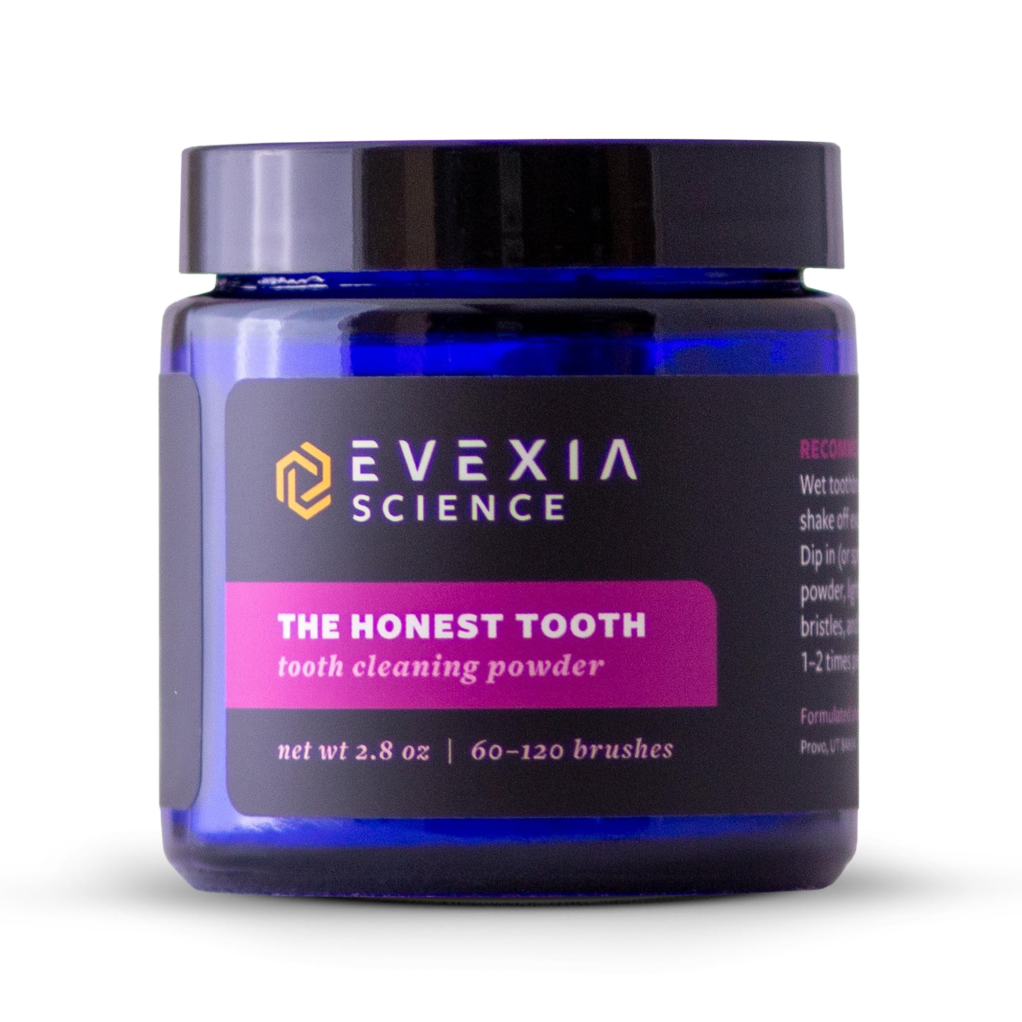 Evexia Science - The STF9 Honest Tooth, Tooth Powder for Plaque ...