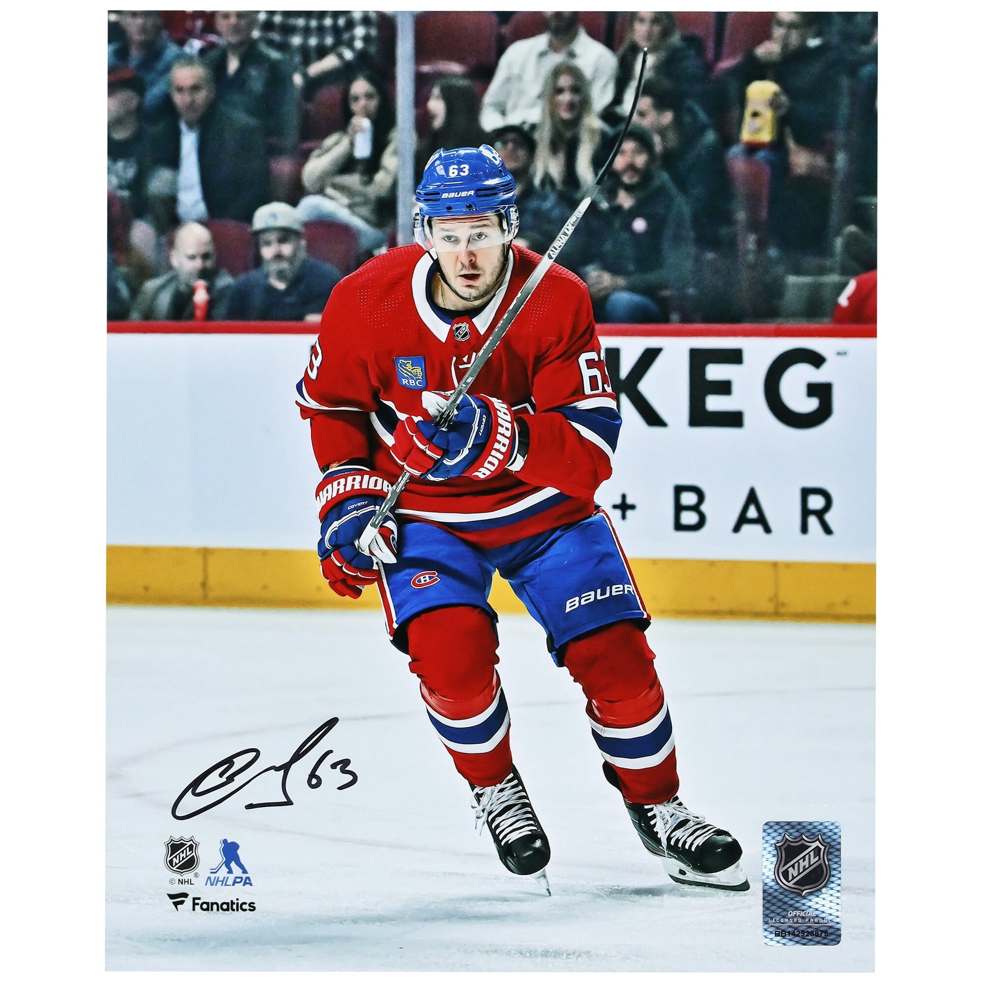 Evgenii Dadonov Montreal Canadiens Autographed 8" x 10" Red Jersey ...